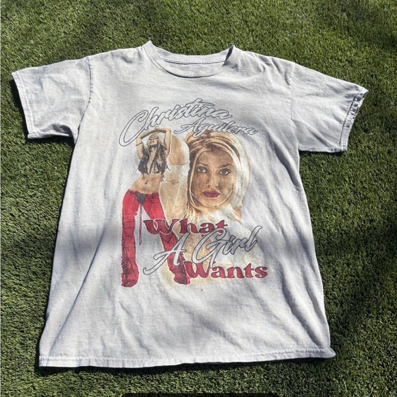 Skirts | Christina Aguilera Tshirt | Poshmark